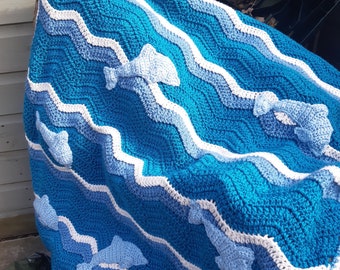 Dynie the Dolphin Filet Crochet PATTERN - Etsy