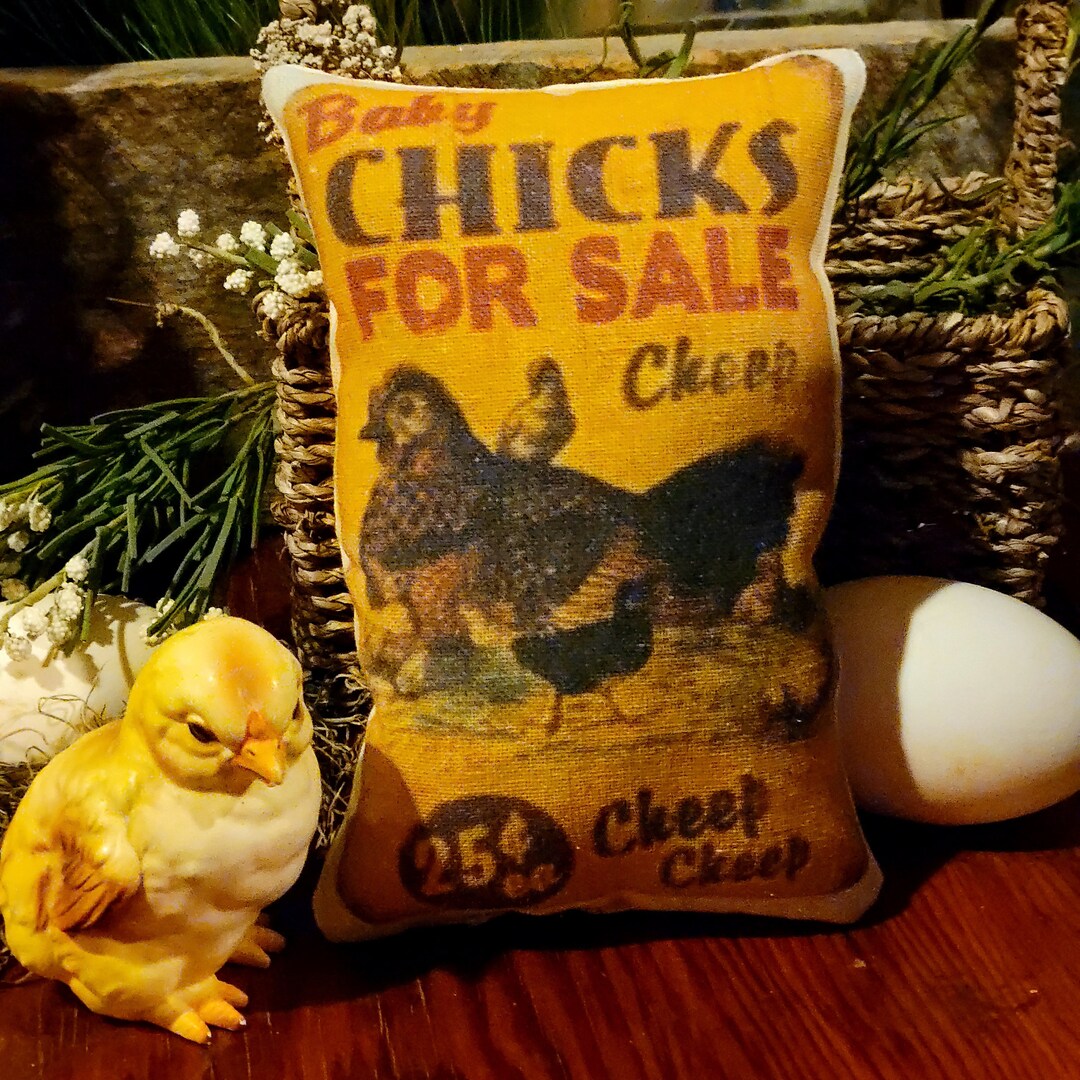 New Primitive Farmhouse Chicks for Sale Vintage Retro Inspired ...