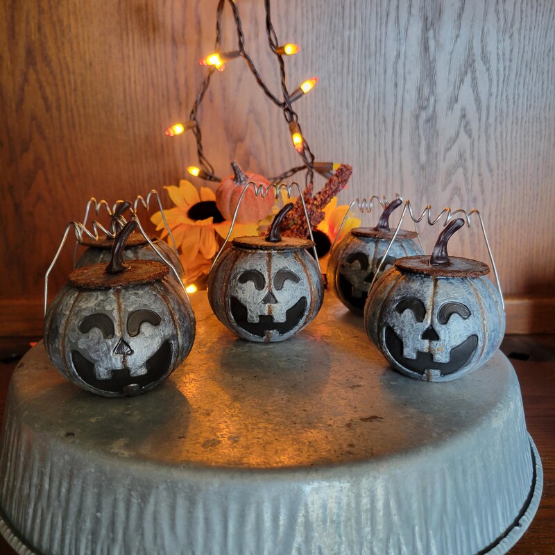 Metal Pumpkins - Etsy