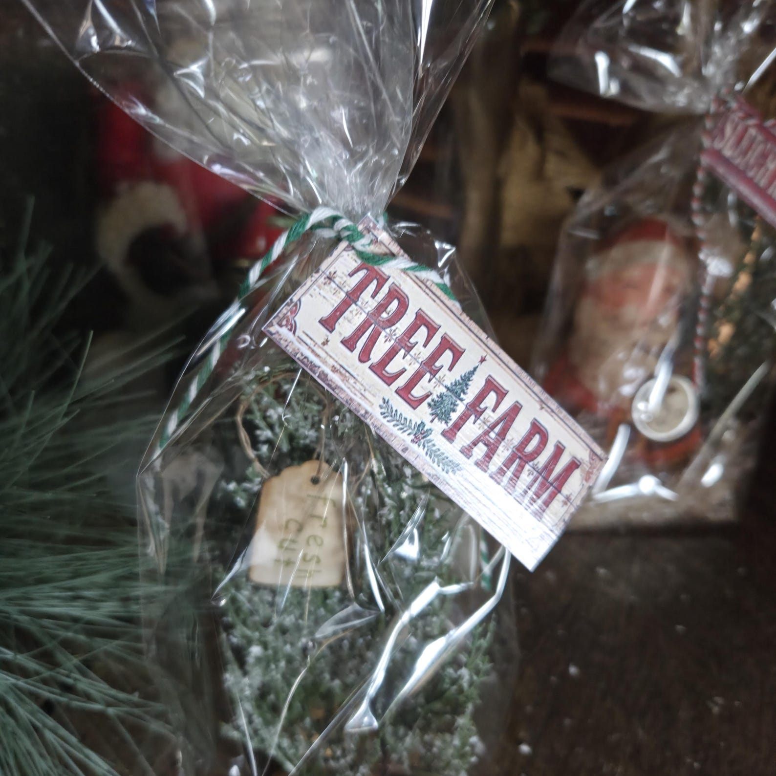 Primitive Snowy Pine Trees Set, Farmhouse Christmas Decor - Etsy