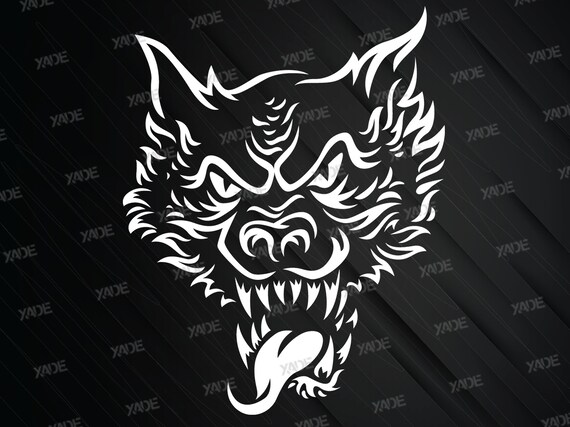 Halloween Werewolf SVG File Digital Illustration Digital - Etsy