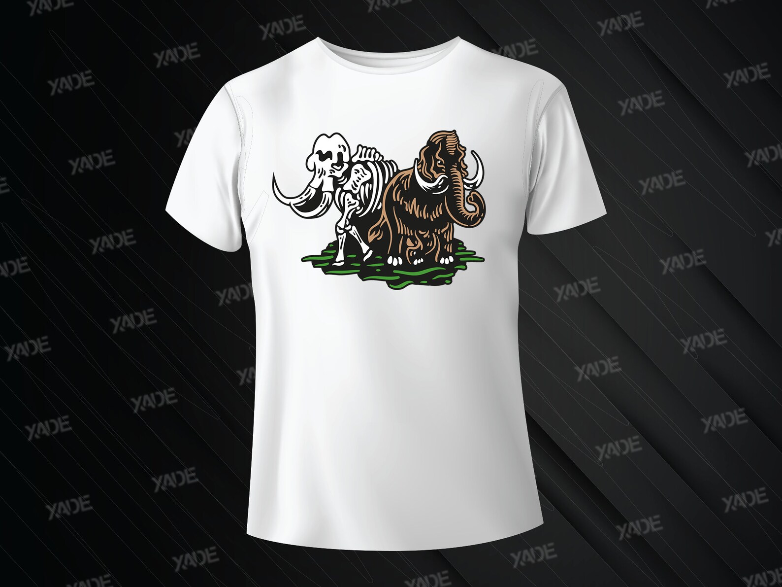 Mammoth SVG Layered File Digital Illustration, Digital Download Mamut ...