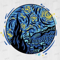 Van Gogh Digital Art Download, Very High Resolution 10MB JPG, Digital ...