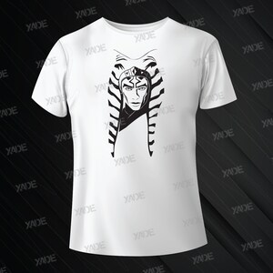 Ahsoka Tano SVG Files Digital Illustration, Digital Download SVG Vector ...
