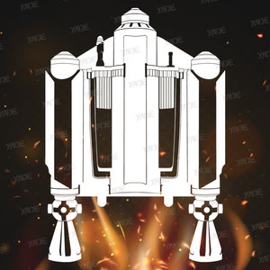 Mandalorian Jetpack SVG Files Digital Illustration, Digital Download ...
