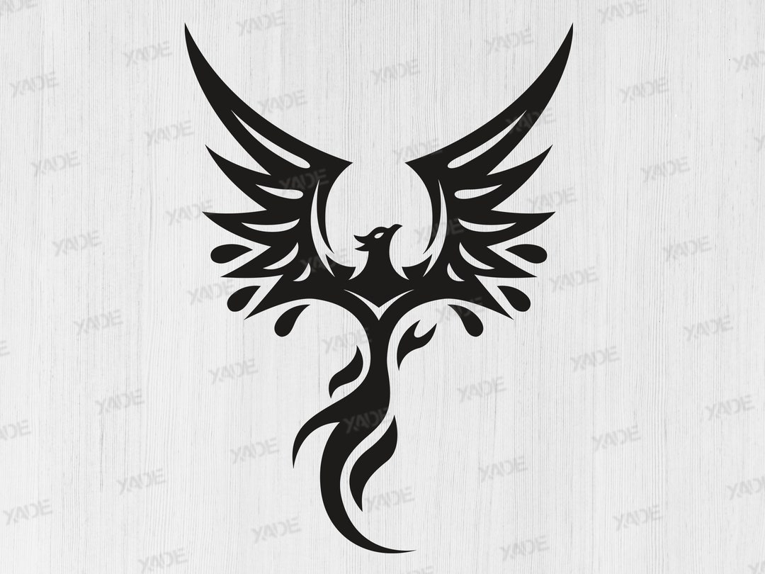 Phoenix Art SVG File Digital Illustration, Digital Download Vector ...