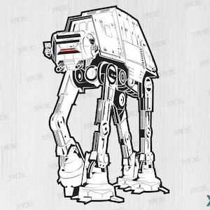 At-at SVG Files Digital Illustration, Digital Download SVG Vector ...