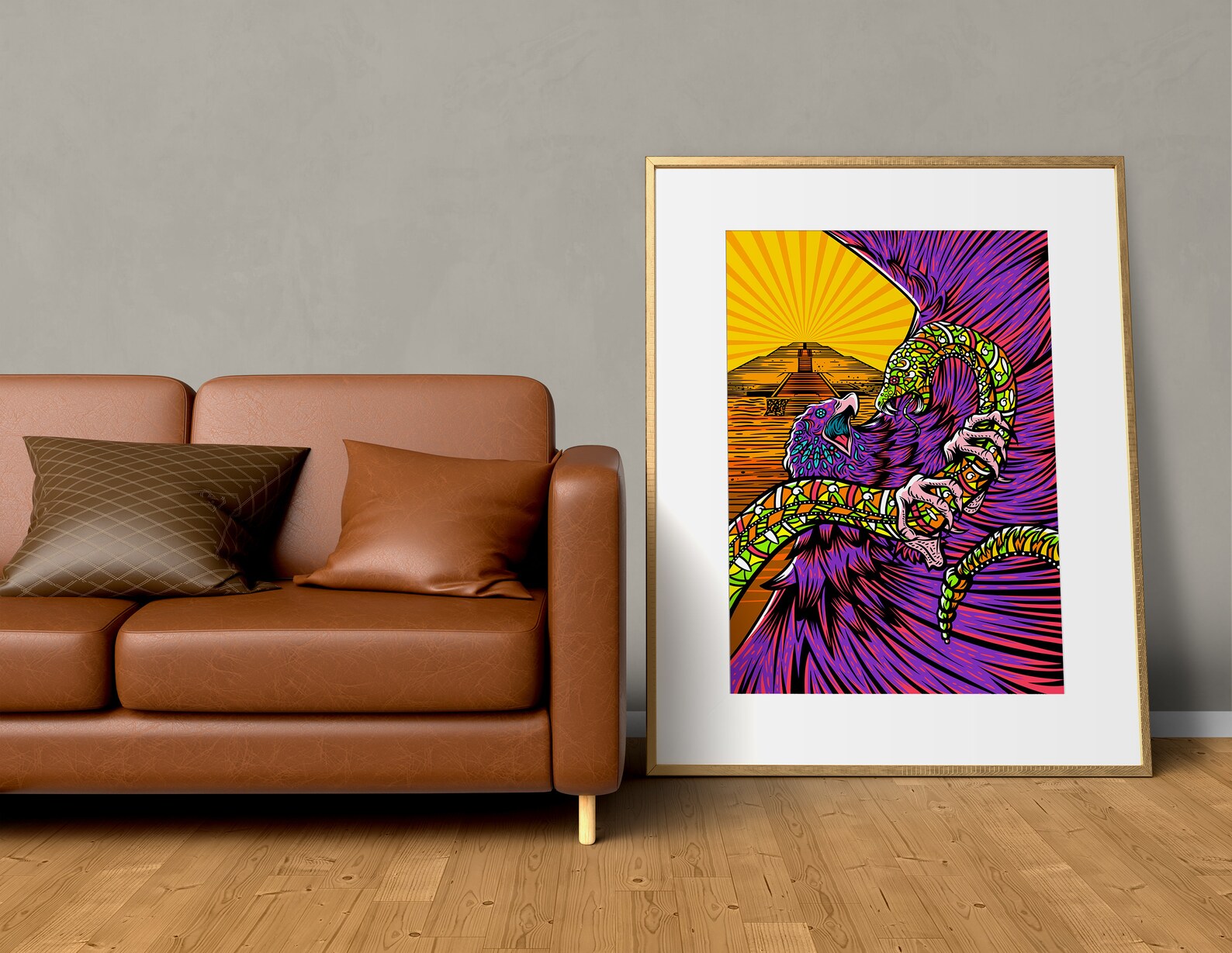 Pyramid Animal Alebrije Printable Wall Art, Digital Download Mexican ...