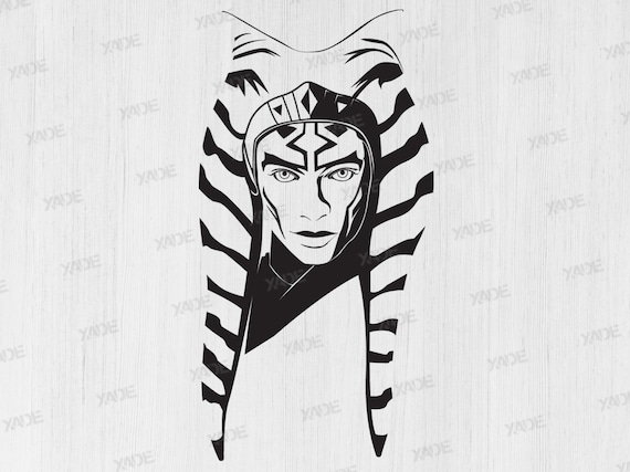 Ahsoka Tano SVG Files Digital Illustration Digital Download - Etsy