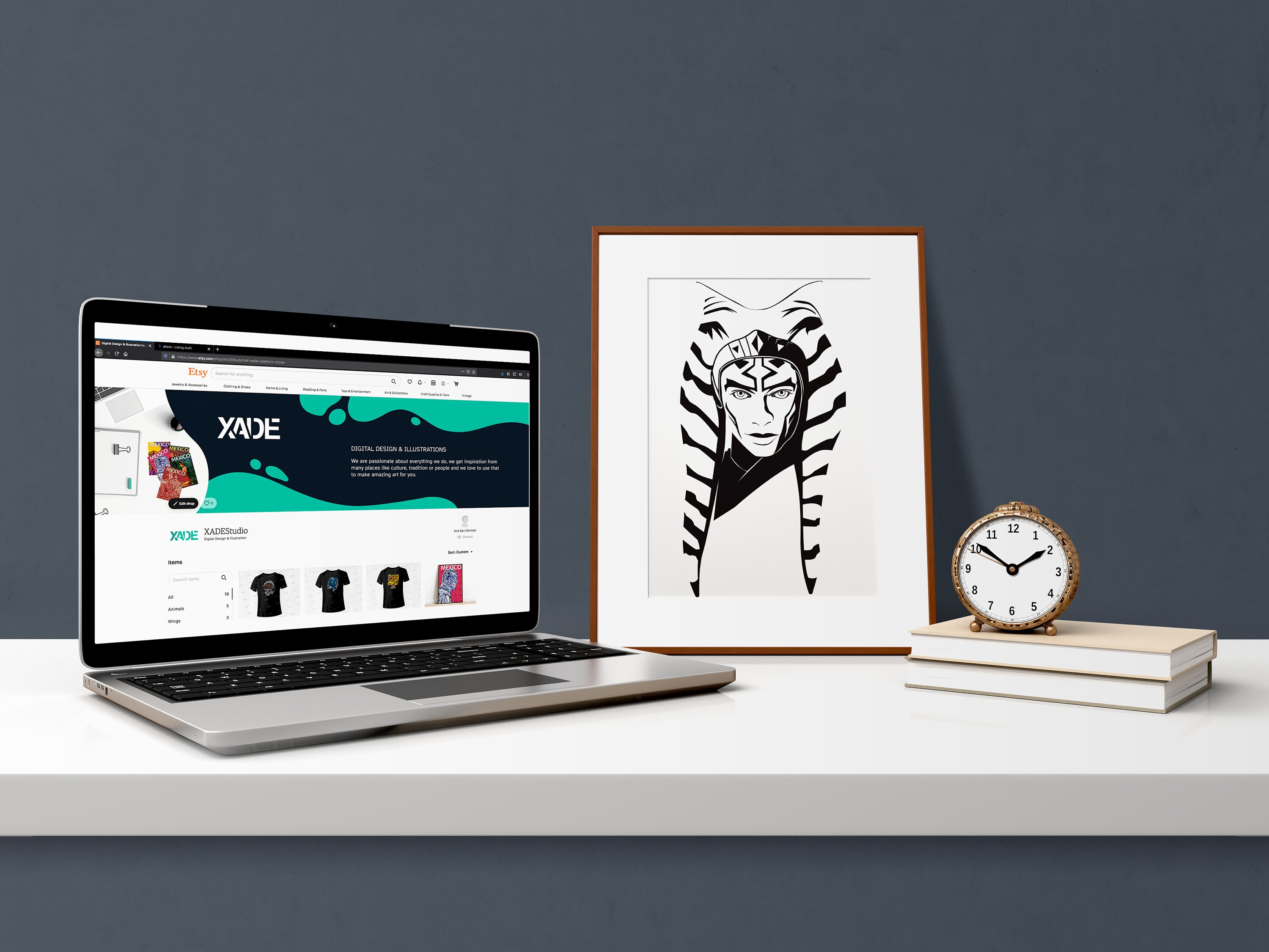 Ahsoka Tano SVG Files Digital Illustration, Digital Download SVG Vector ...