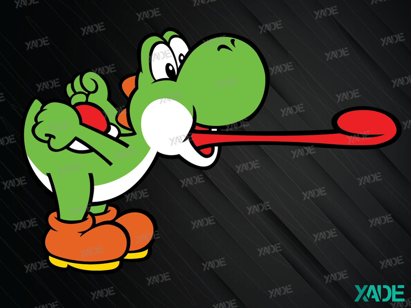 Yoshi SVG Files Digital Illustration Digital Download Mario - Etsy