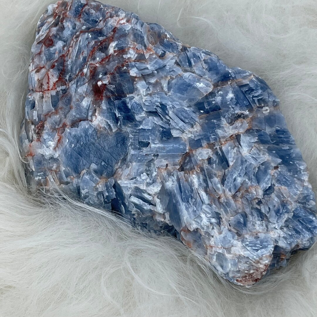 4+ Lb Blue Calcite Crystal - Rough Natural Calcite - Premium Grade ...