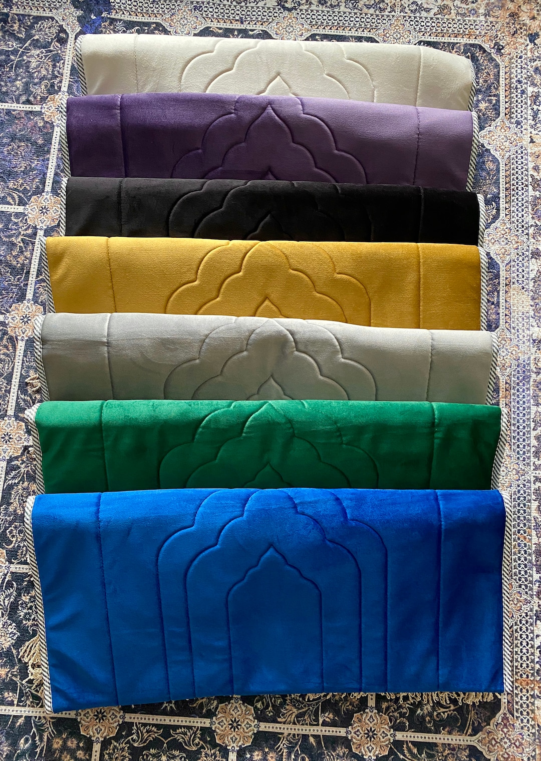 Prayer Mat Extra Cushioned Muslim Islamic Thick Namaz ,padded Rug ...