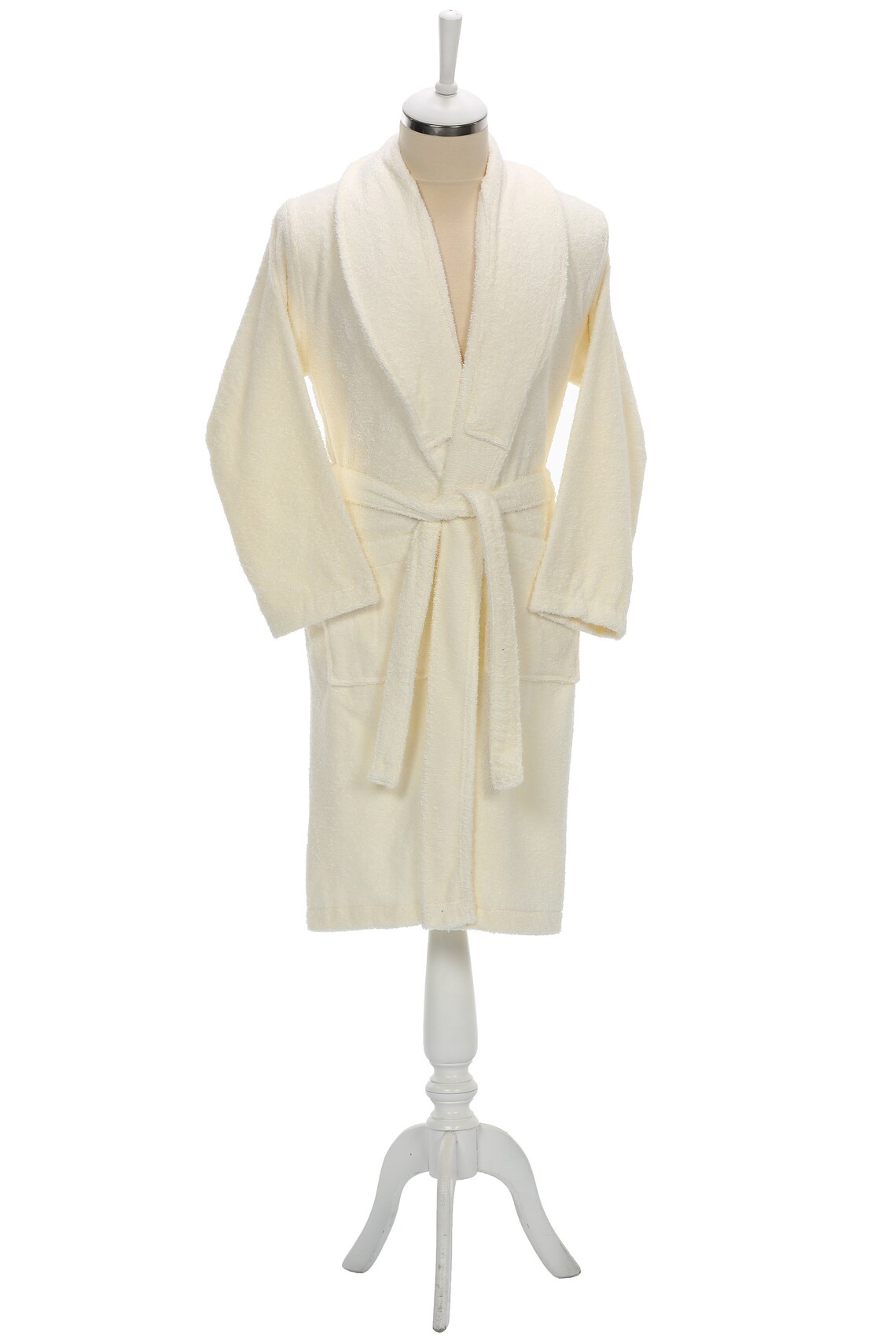 Luxury 100% Cotton Terry Towelling Shawl Collar Bathrobe - Etsy UK