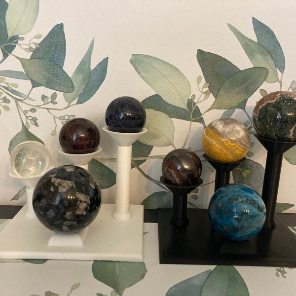 Small Crystal Sphere Stand - Etsy