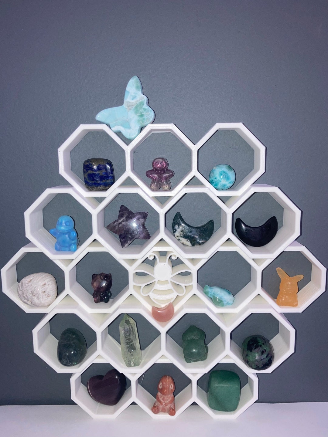 Custom Honeycomb Bee Small Trinket Shelf - Etsy