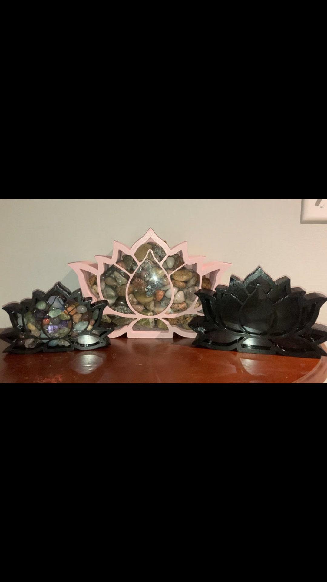 Custom Lotus Flower Shadow Box - Etsy