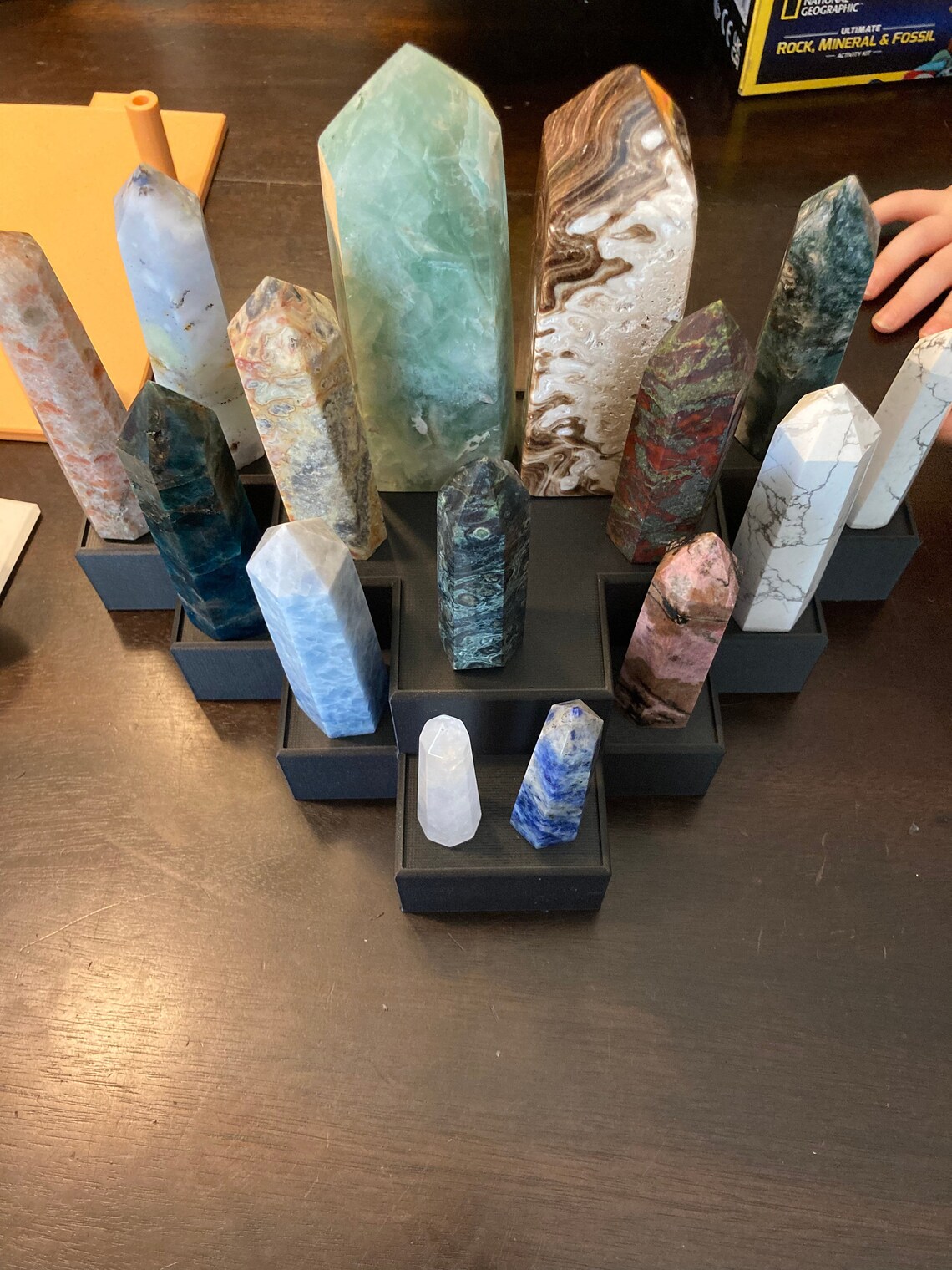 Custom Two Tiered Crystal Tower Stand - Etsy