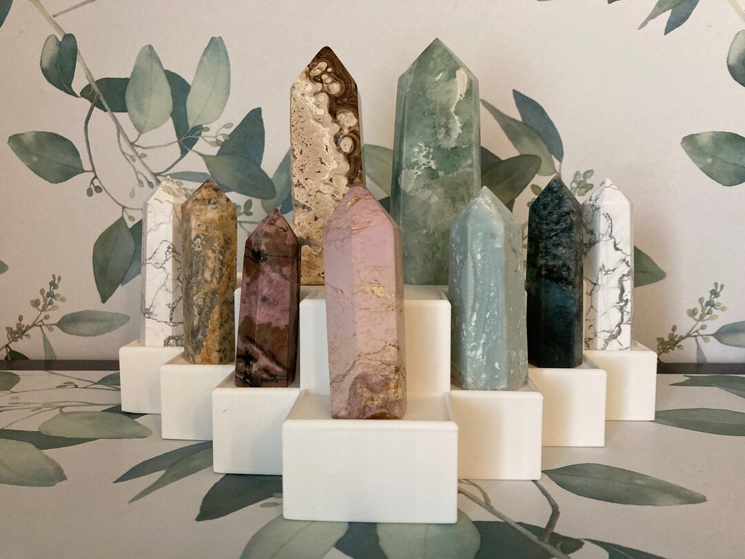 Custom Two Tiered Crystal Tower Stand - Etsy