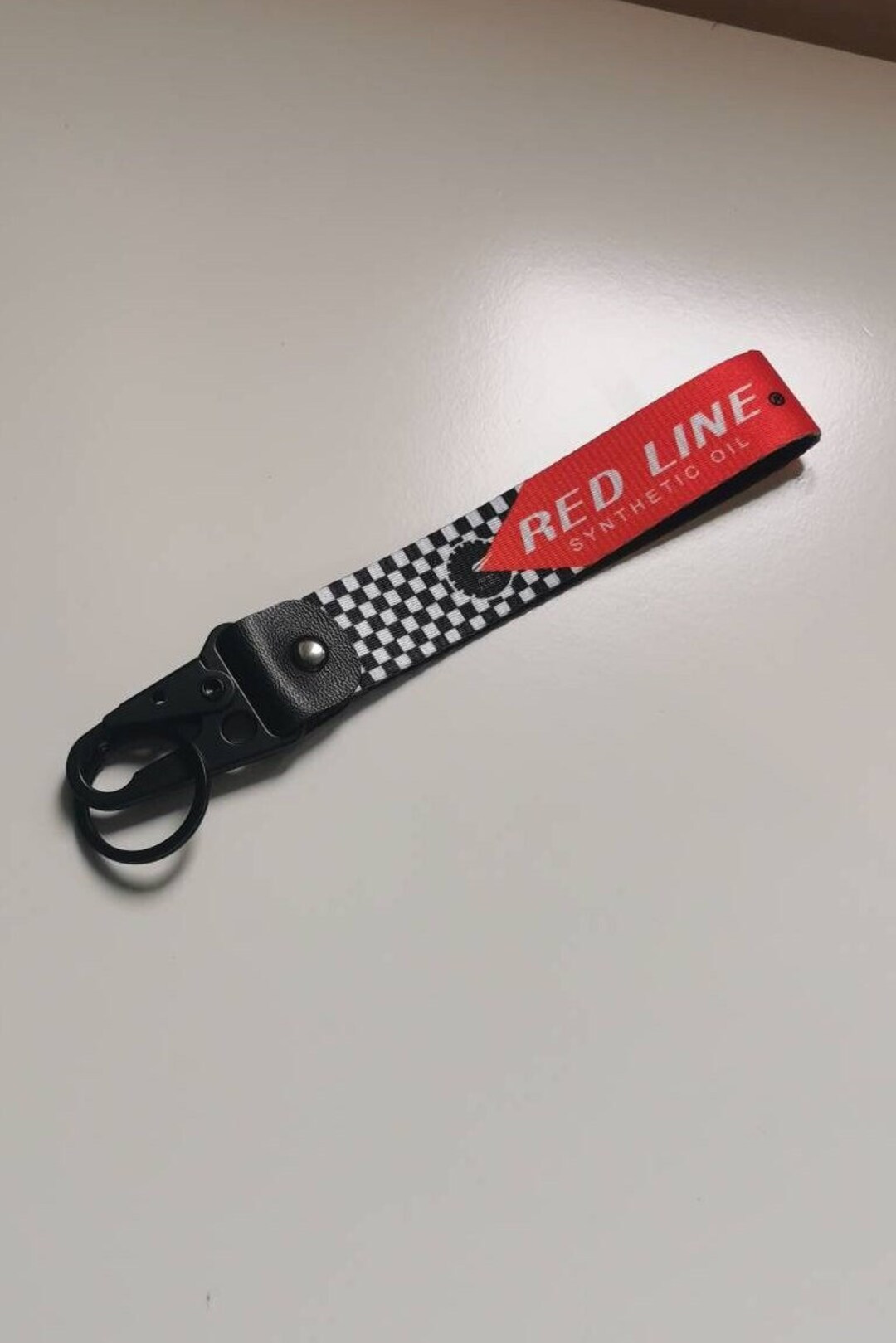 Redline Synthetic Oil Keychain JDM Black Red Car Enthusiast Jdm ...