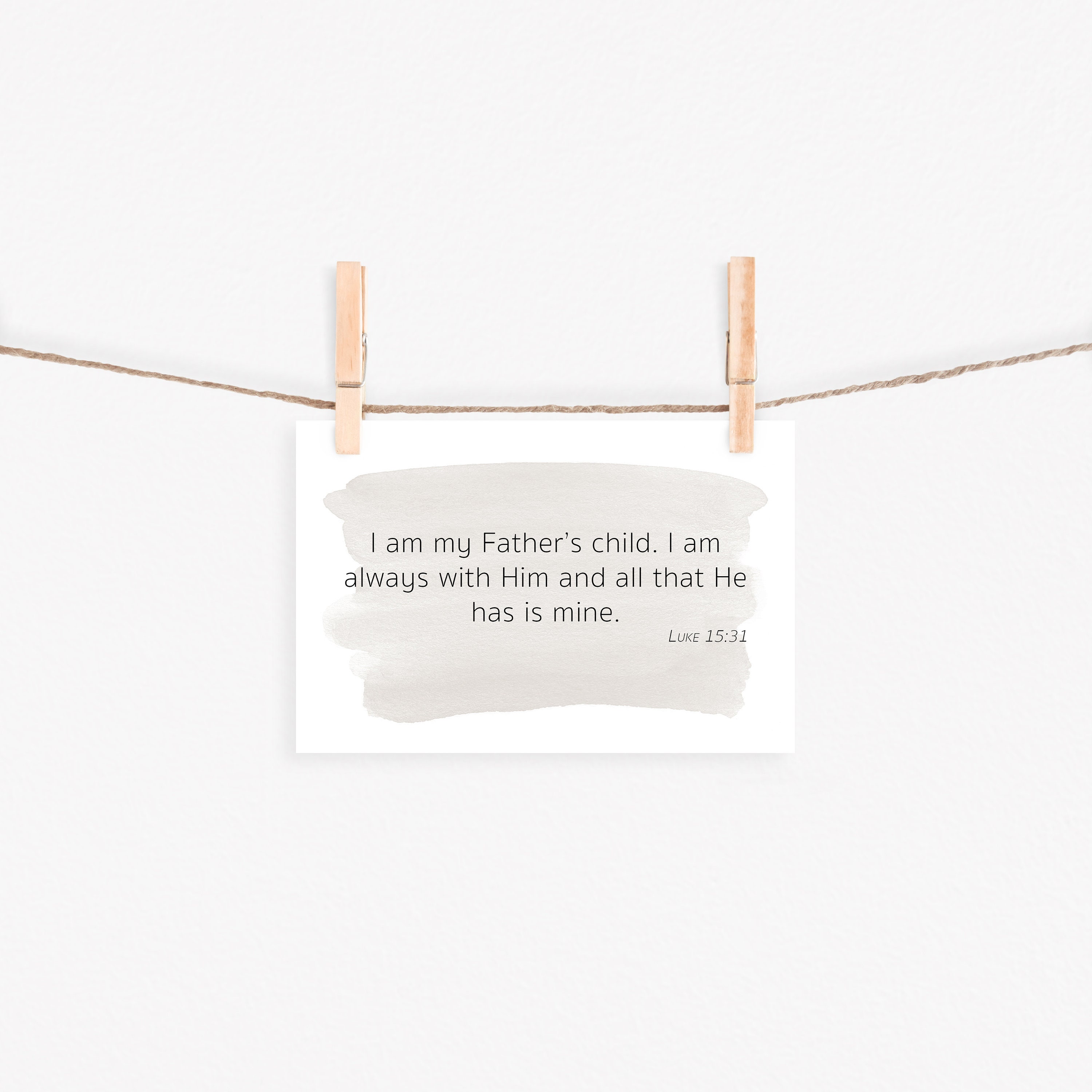 Pack of 25 Biblical Declaration Cards / Bible Verse Cards / Bible Verse ...