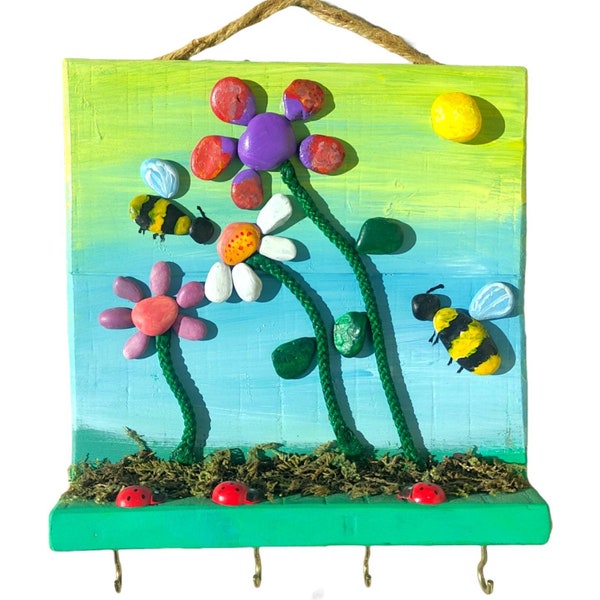 Wooden Key Holder - Etsy