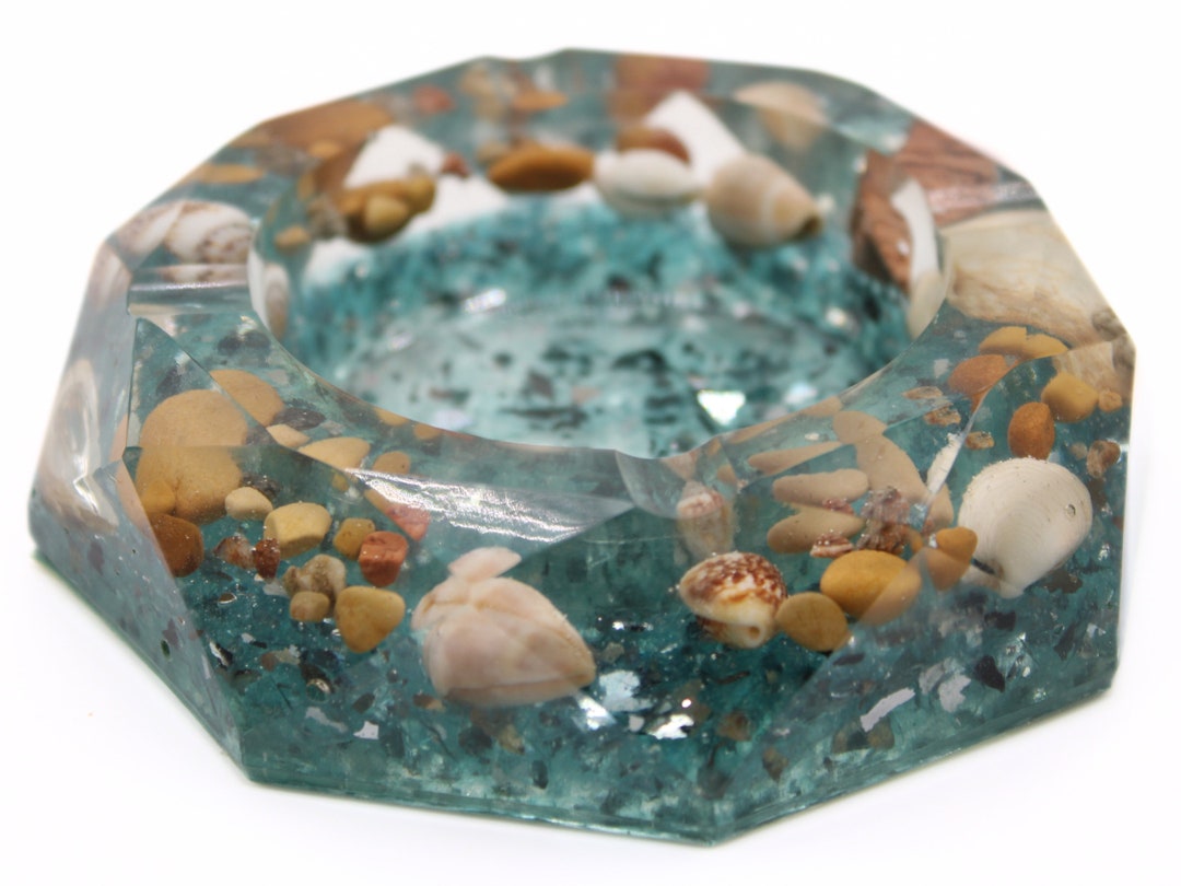 Resin Ashtray Ocean Gifts for Her Shell Decor Coastal - Etsy
