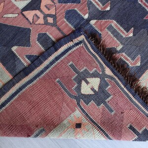 Antique AVAR Kilim , Antique Kilim Rug, Ethnic Kilim Rug, Wide Kilim ...