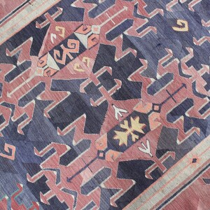 Antique AVAR Kilim , Antique Kilim Rug, Ethnic Kilim Rug, Wide Kilim ...