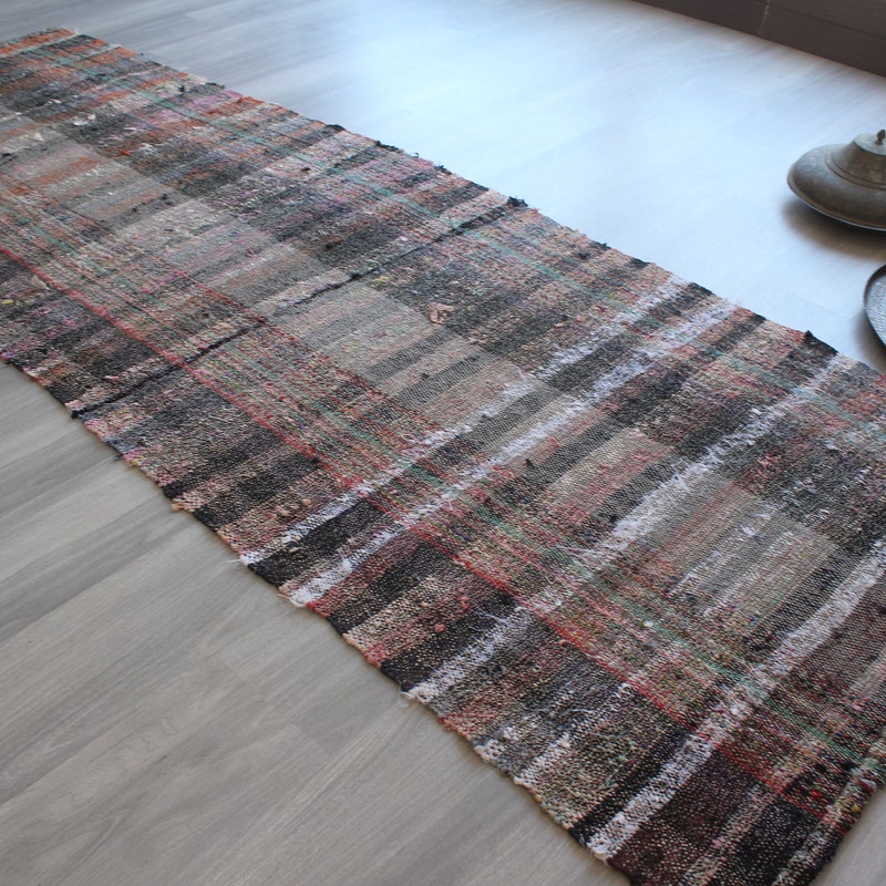 Rag Rug Runner - Etsy