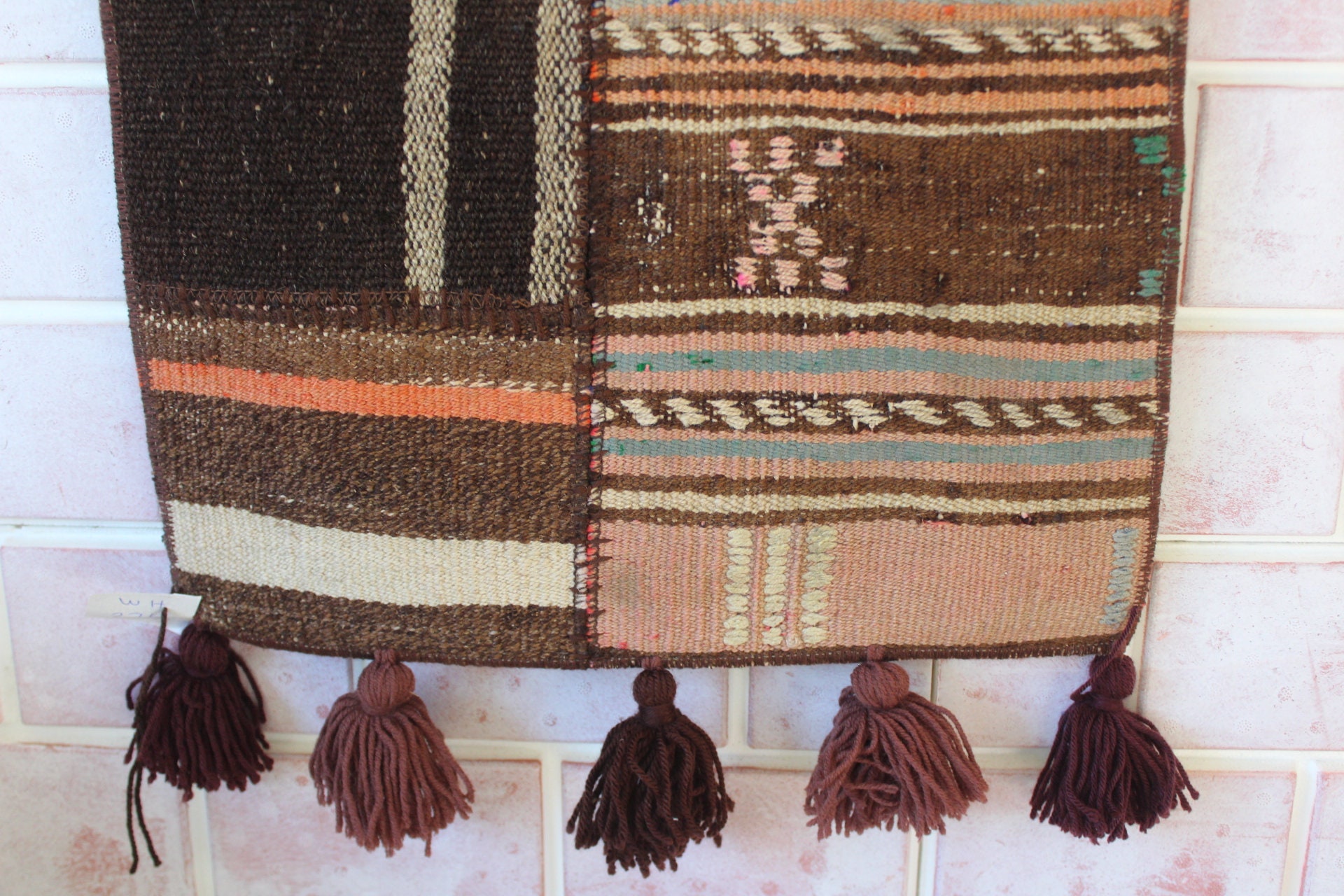 Patchwork Wall Rug, Patchwork Tapestry, Bohemian Wall Accessory / WH ...