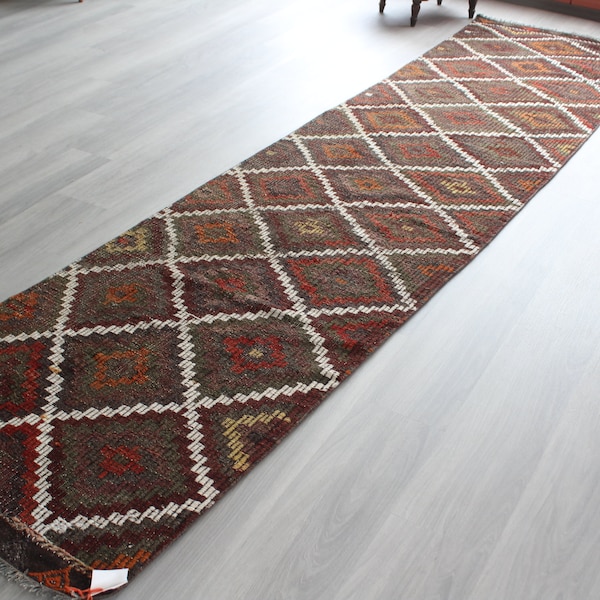 Turkish Kilim Runner - Etsy