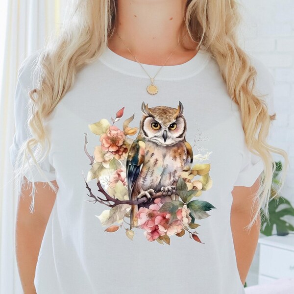 Owl Shirt - Etsy