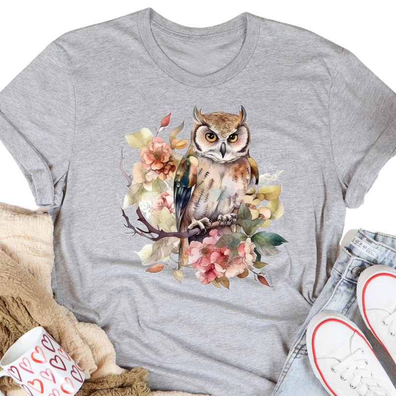 Owl Shirt - Etsy