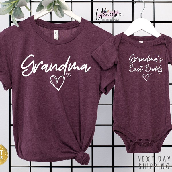 Grandma and Grandson Matching Set - Etsy