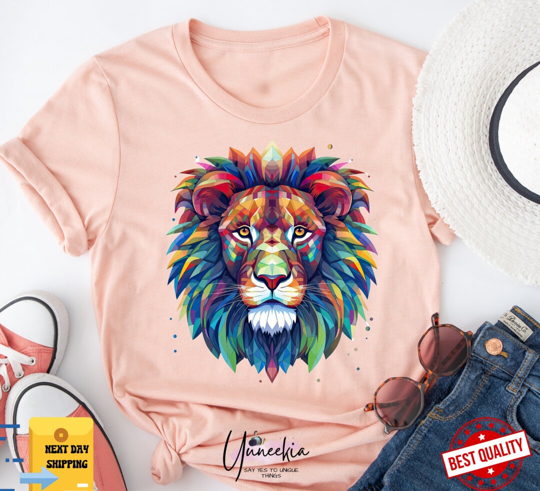 Lion Shirt, Animal Shirt, Animal Lover Unisex Shirt, Lion T-shirt ...
