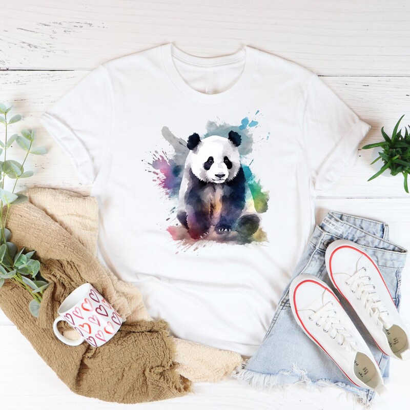 Panda Shirt - Etsy