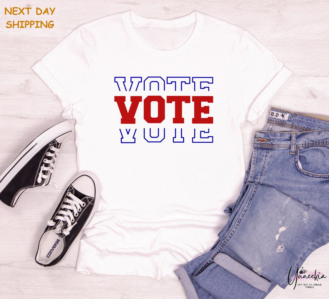 Vote Tee, Politics T-shirt, Election 2024 Outfit, Unisex Voter Shirt - Etsy
