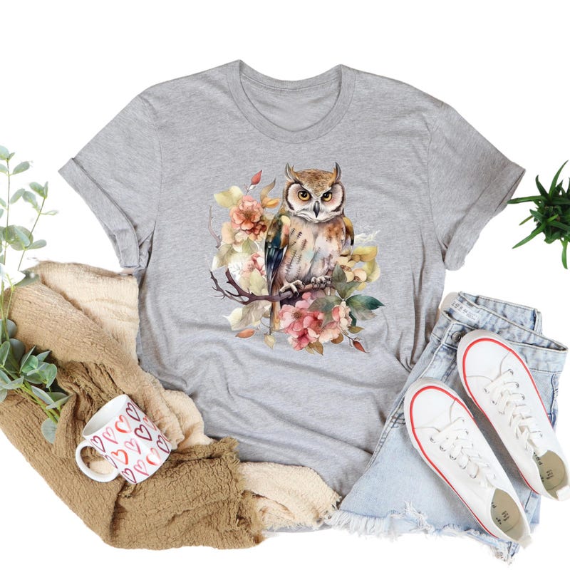 Owl Shirt - Etsy