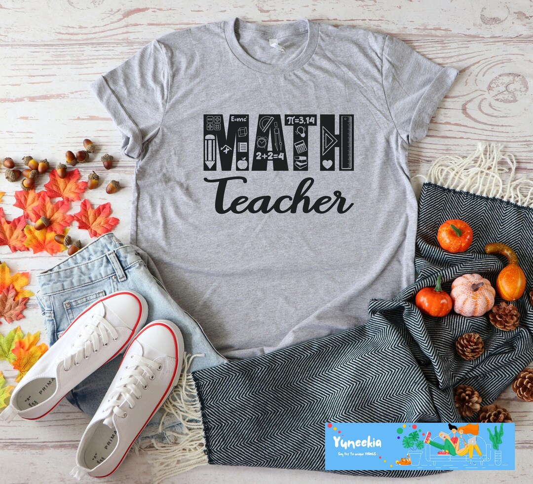 Math Teacher Shirt First Day of School Back to School Shirt - Etsy