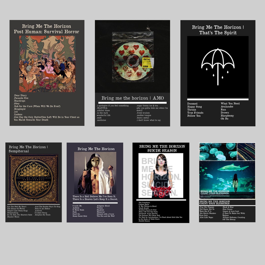 Bring Me the Horizon Poster | Post Human : Survival Horror, AMO, Thats ...