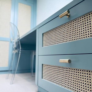 AAA Grade Rattan Cane HEX Webbing Pre-woven Furniture Weave - 24” Fixed ...