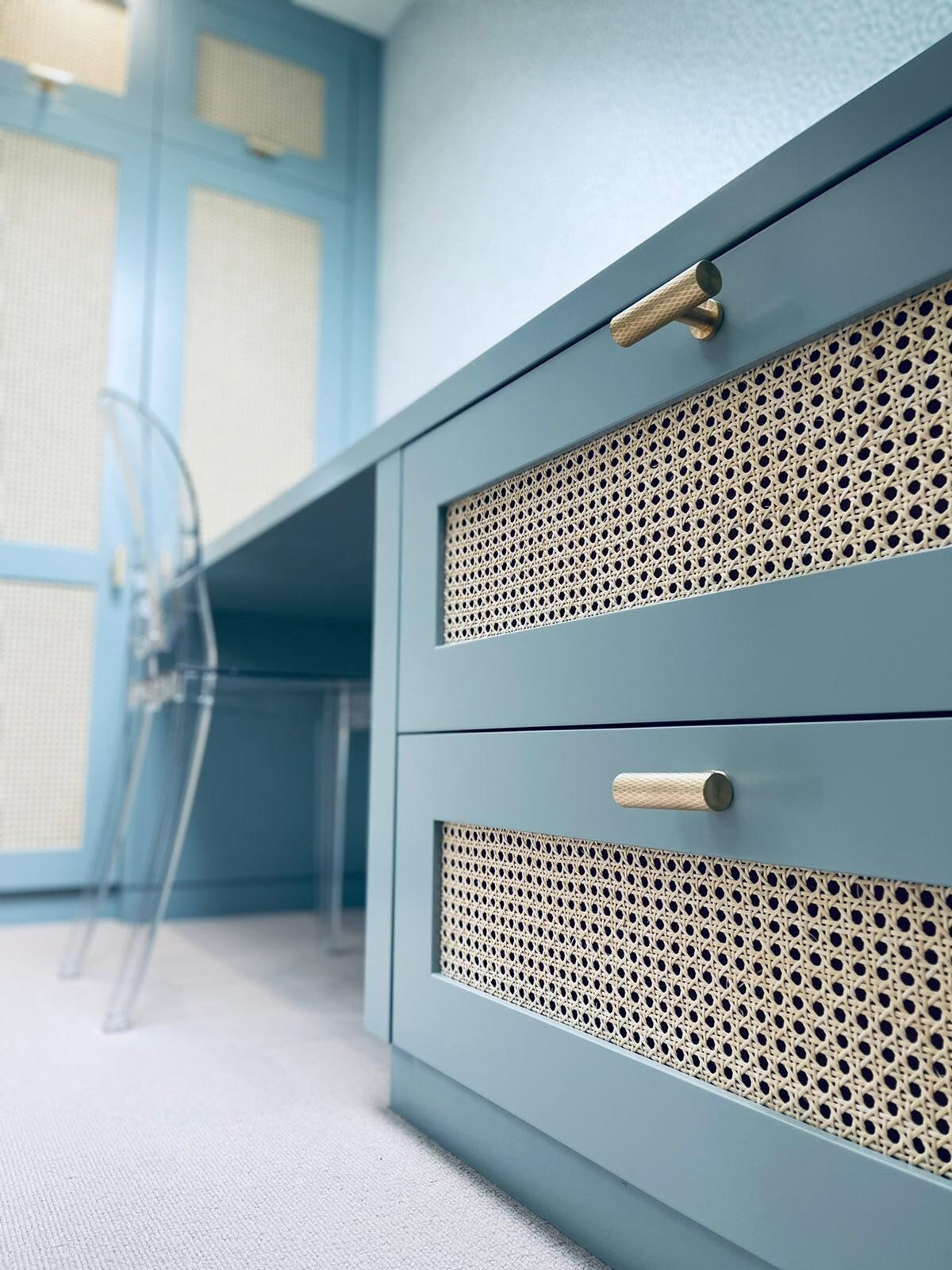 AAA Grade Rattan Cane HEX Webbing Pre-woven Furniture Weave - 24” Fixed ...