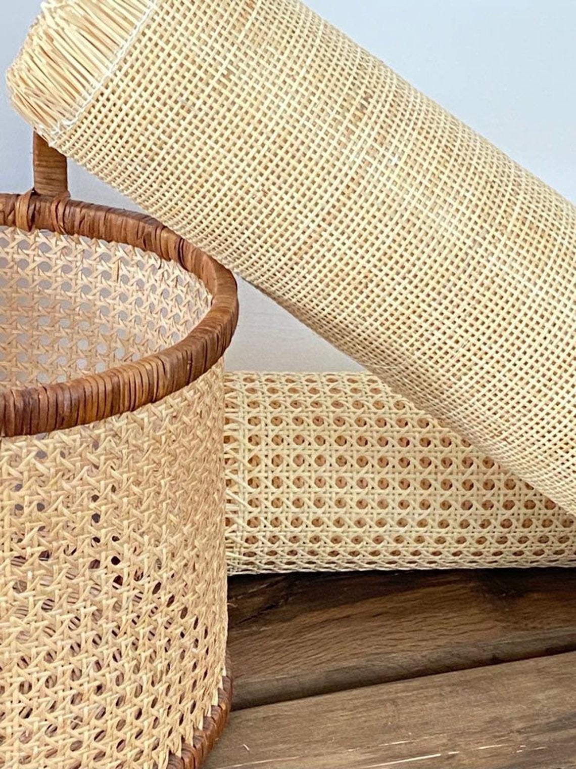 Rattan Cane Square Mesh Rattan Radio Weave Pre Woven Canning W24inches ...