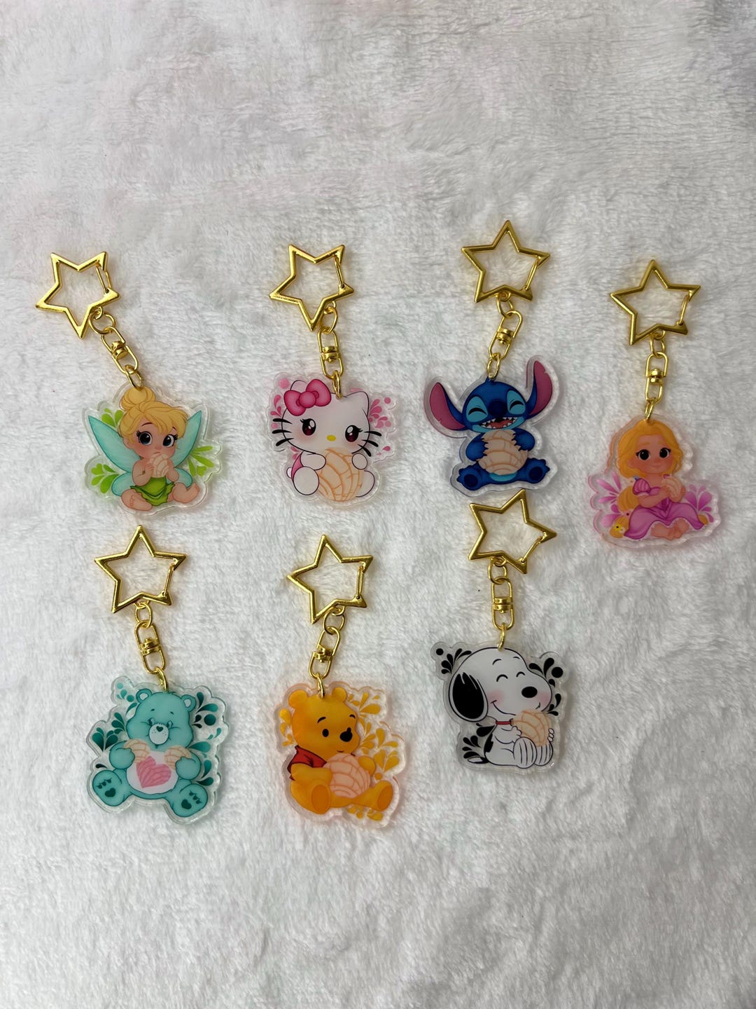 Concha Character Keychains - Etsy