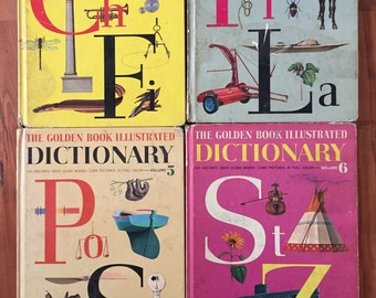 Golden Dictionary | Etsy