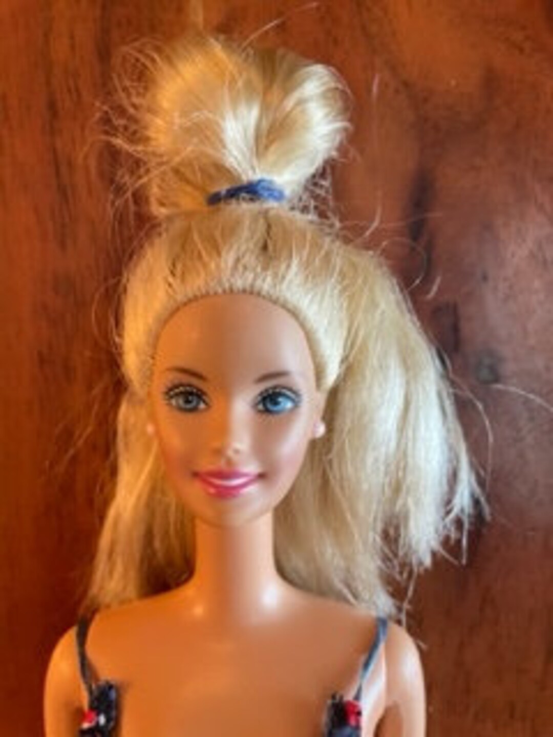 Vintage 1998 Pull-string Hair Barbie - Etsy