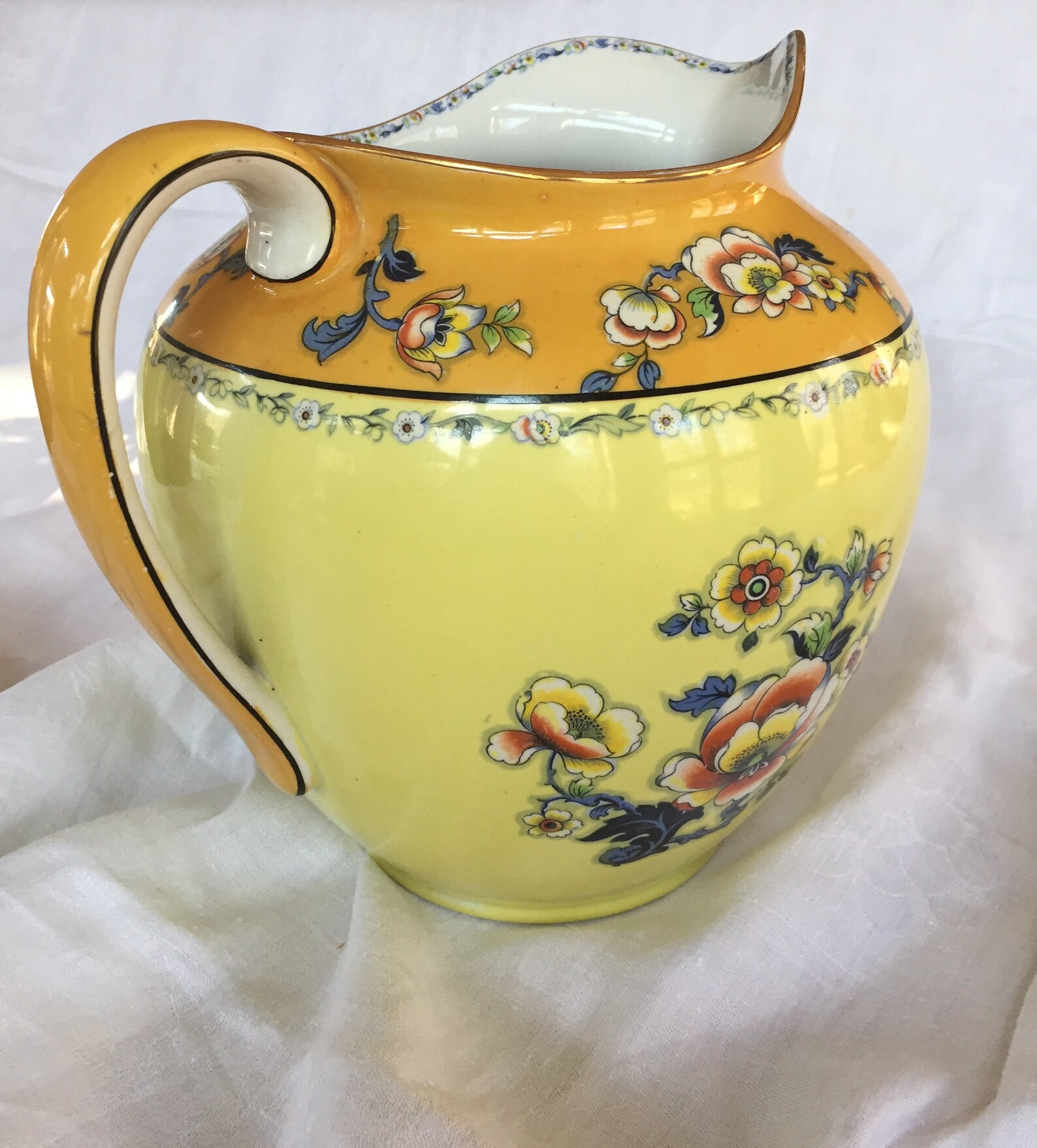 Antique Grimwades Winton Ware Stokes-on-trent Large Pitcher - Etsy