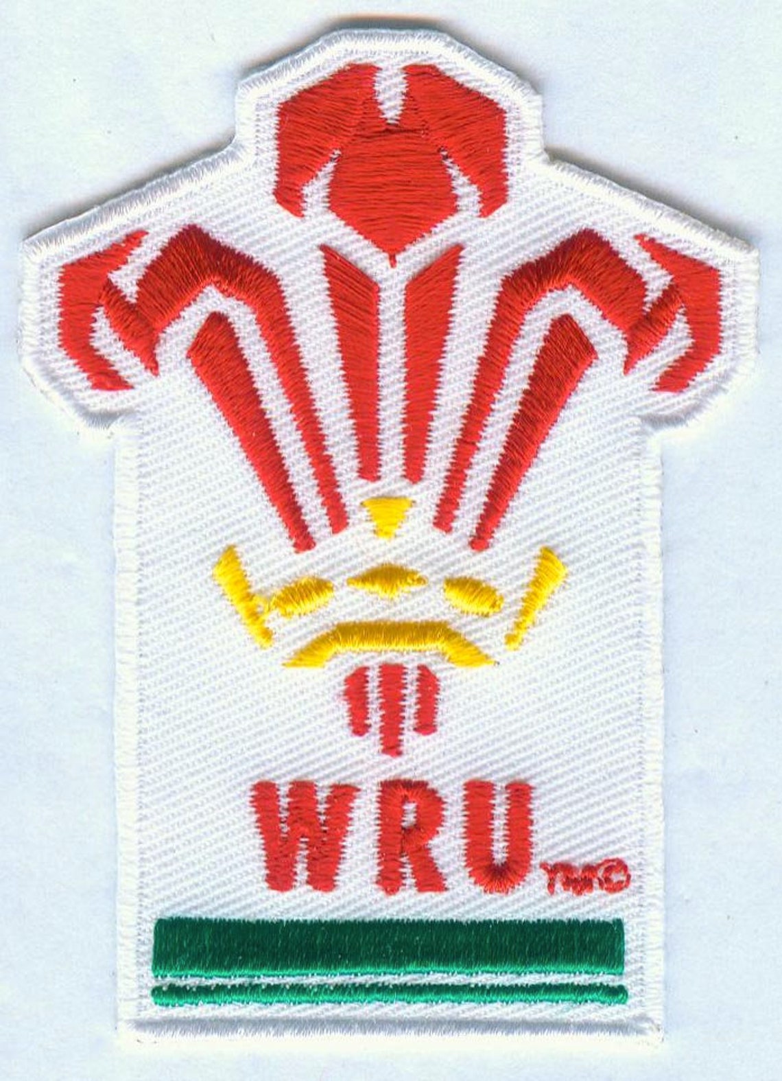 Wales National Rugby Union Team Badge Iron On Embroidered | Etsy