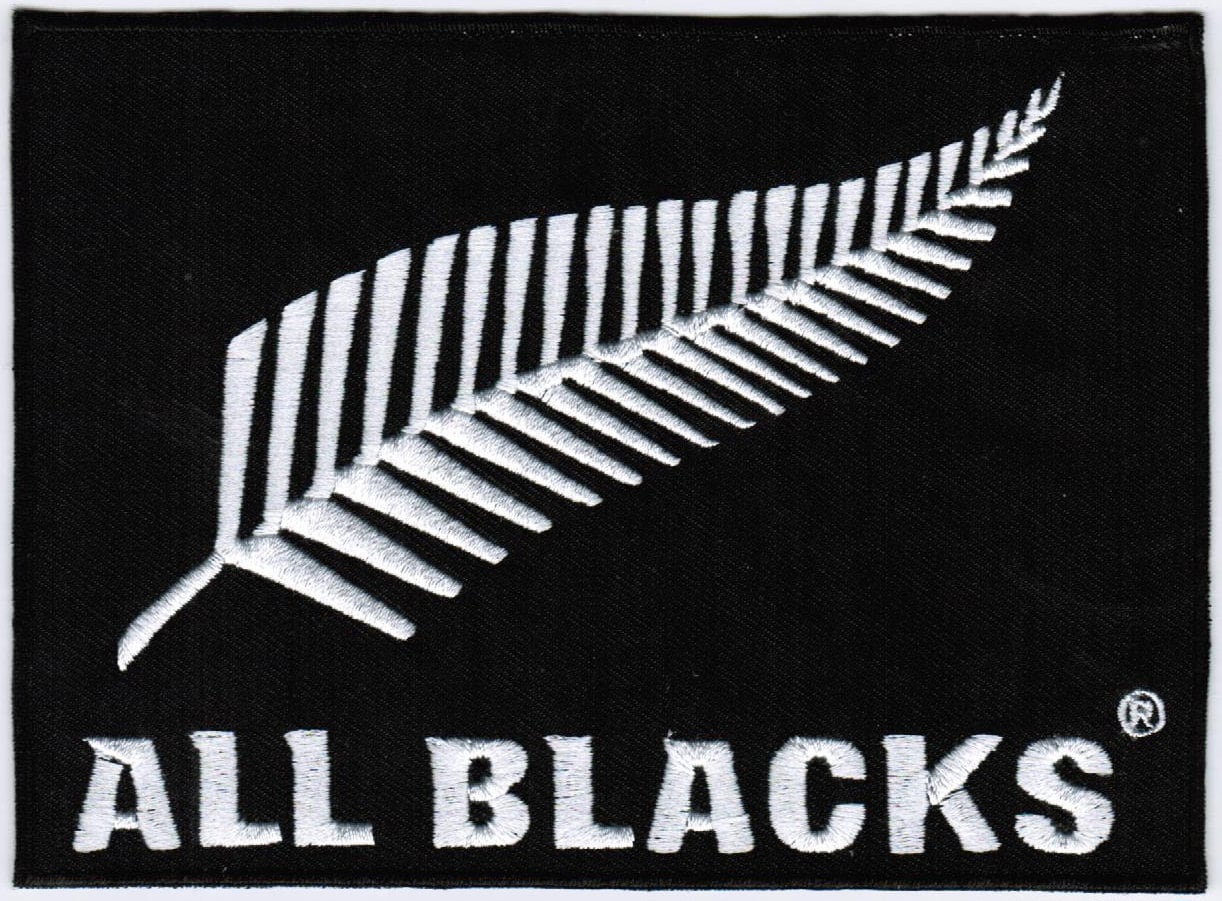 New Zealand National Rugby Union Team All Blacks Badge Iron On | Etsy